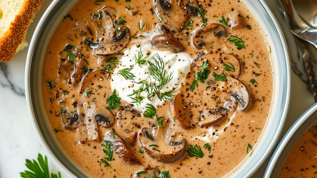 Hongaarse Champignonsoep recept | eetse