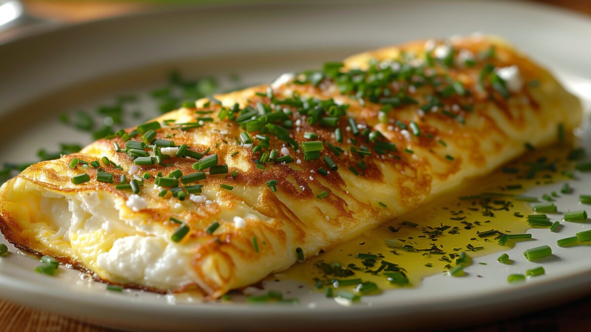 Omelet met Geitenkaas recept | eetse