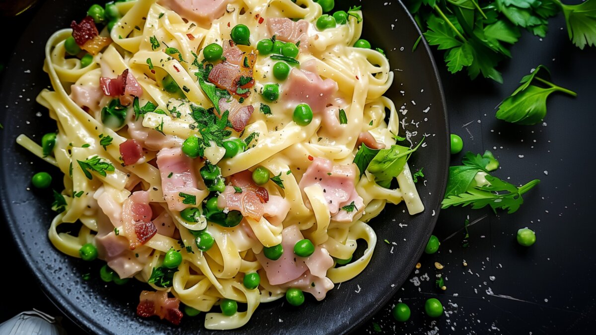 Snelle Romige Pasta Carbonara recept | eetse