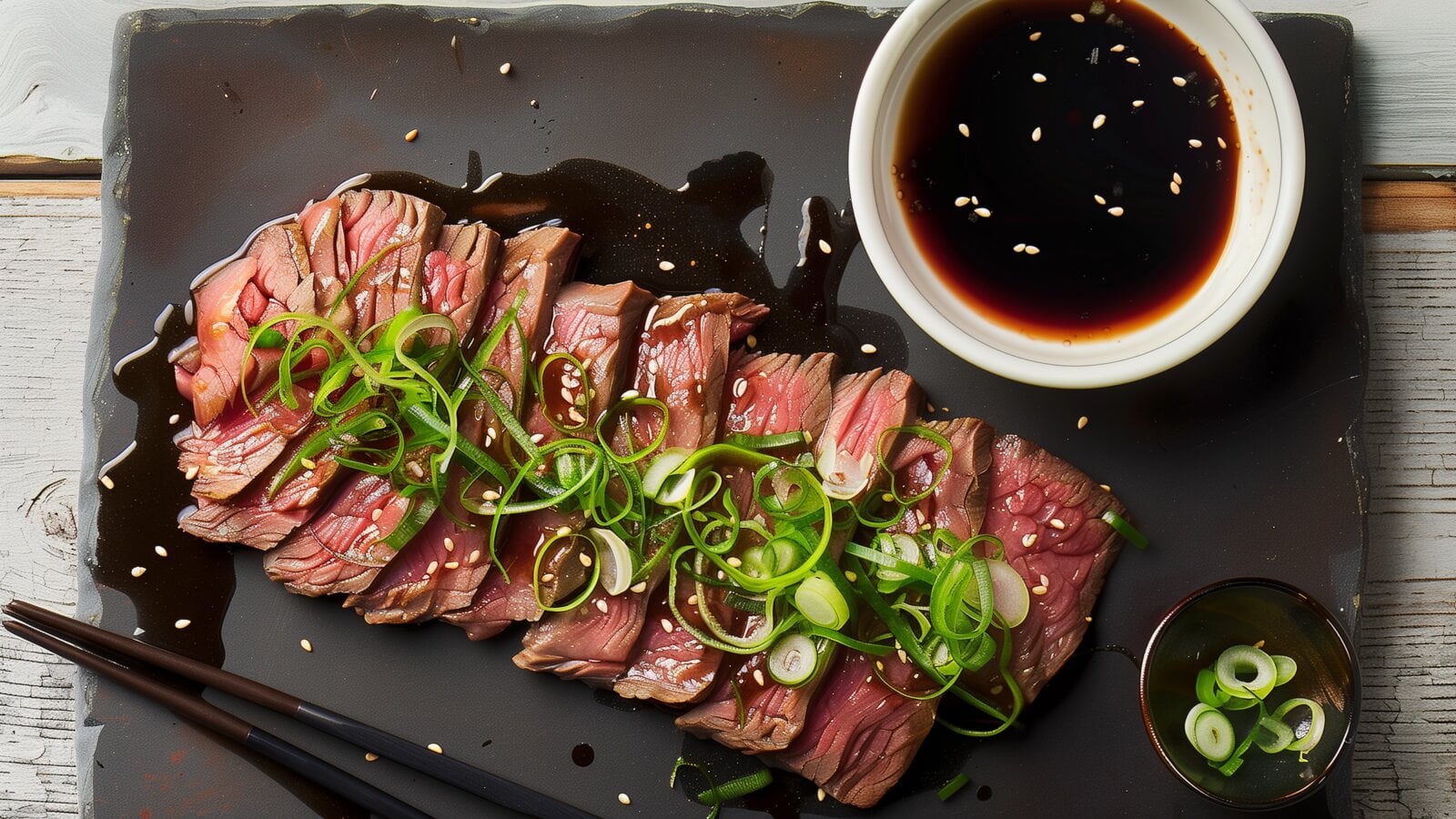 Sous Vide Beef tataki recept | eetse