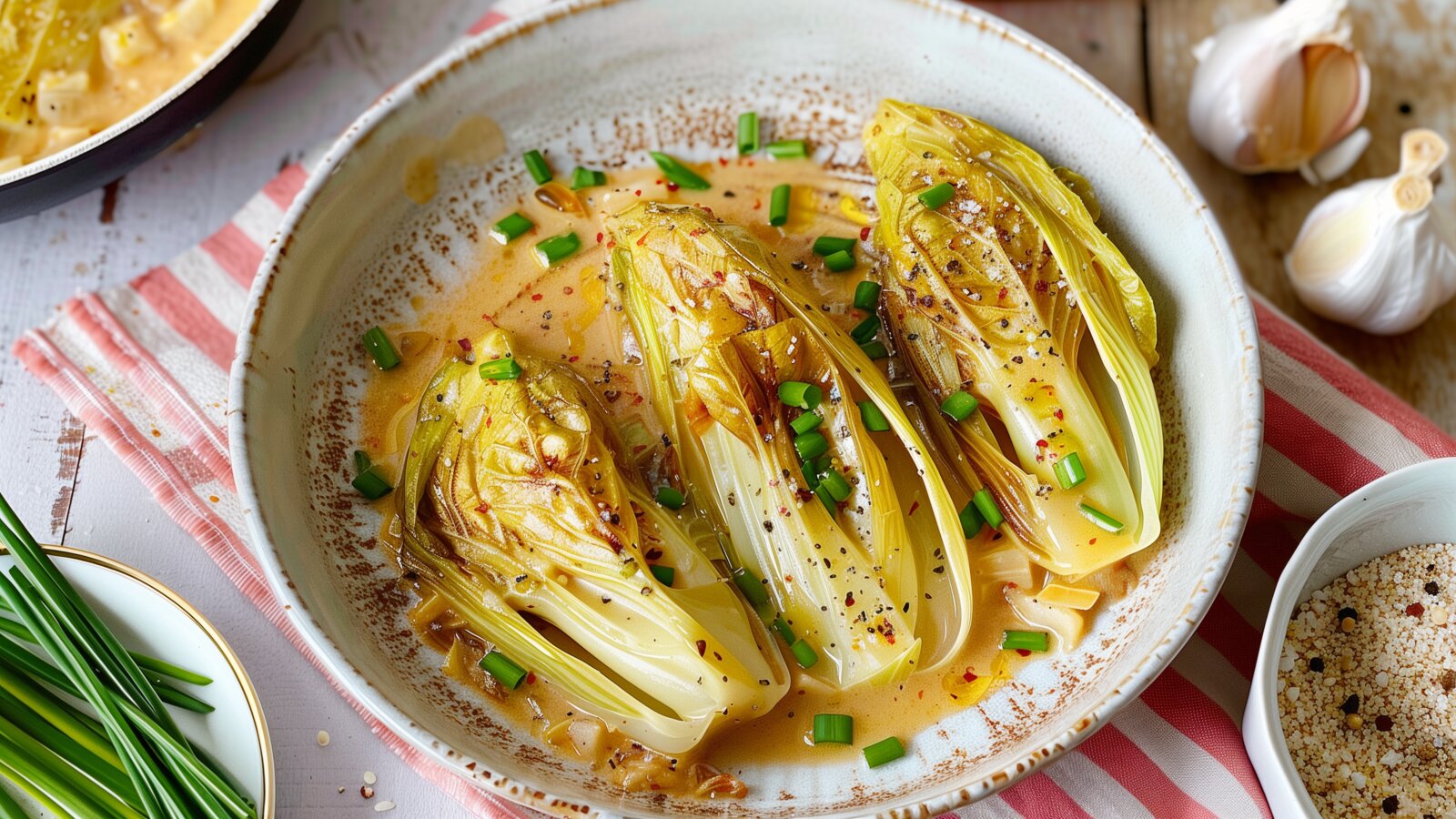 Gestoofde Witlof recept | eetse