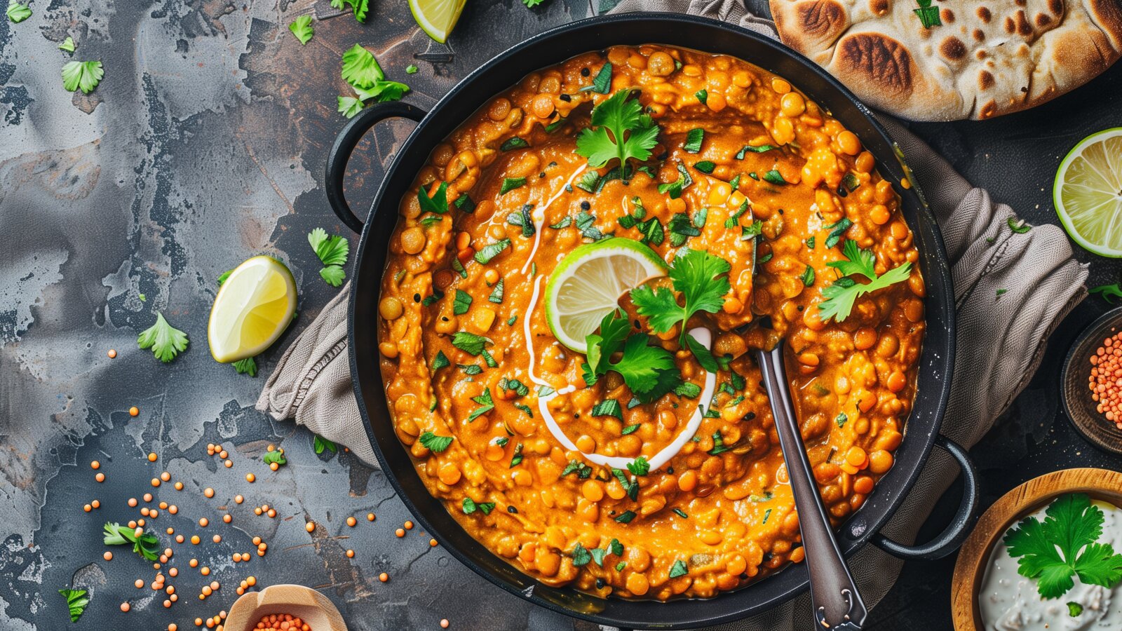 Indiase Rode Linzen Dahl recept | eetse