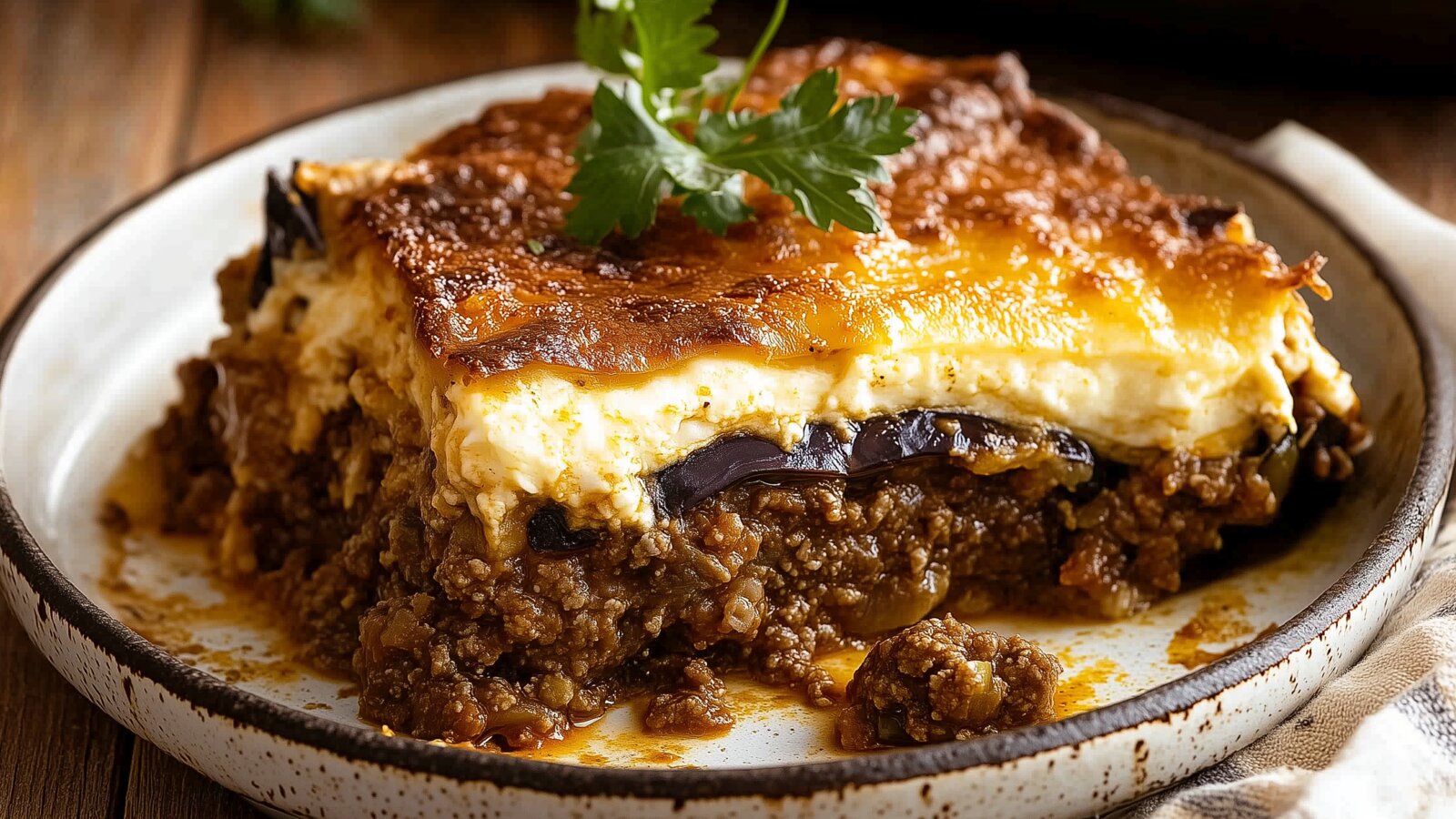 Moussaka (Griekse Aubergine Lasagne) recept | eetse