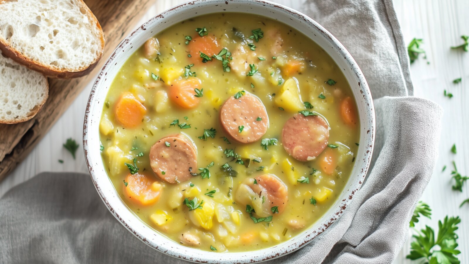 Oma's Erwtensoep recept | eetse