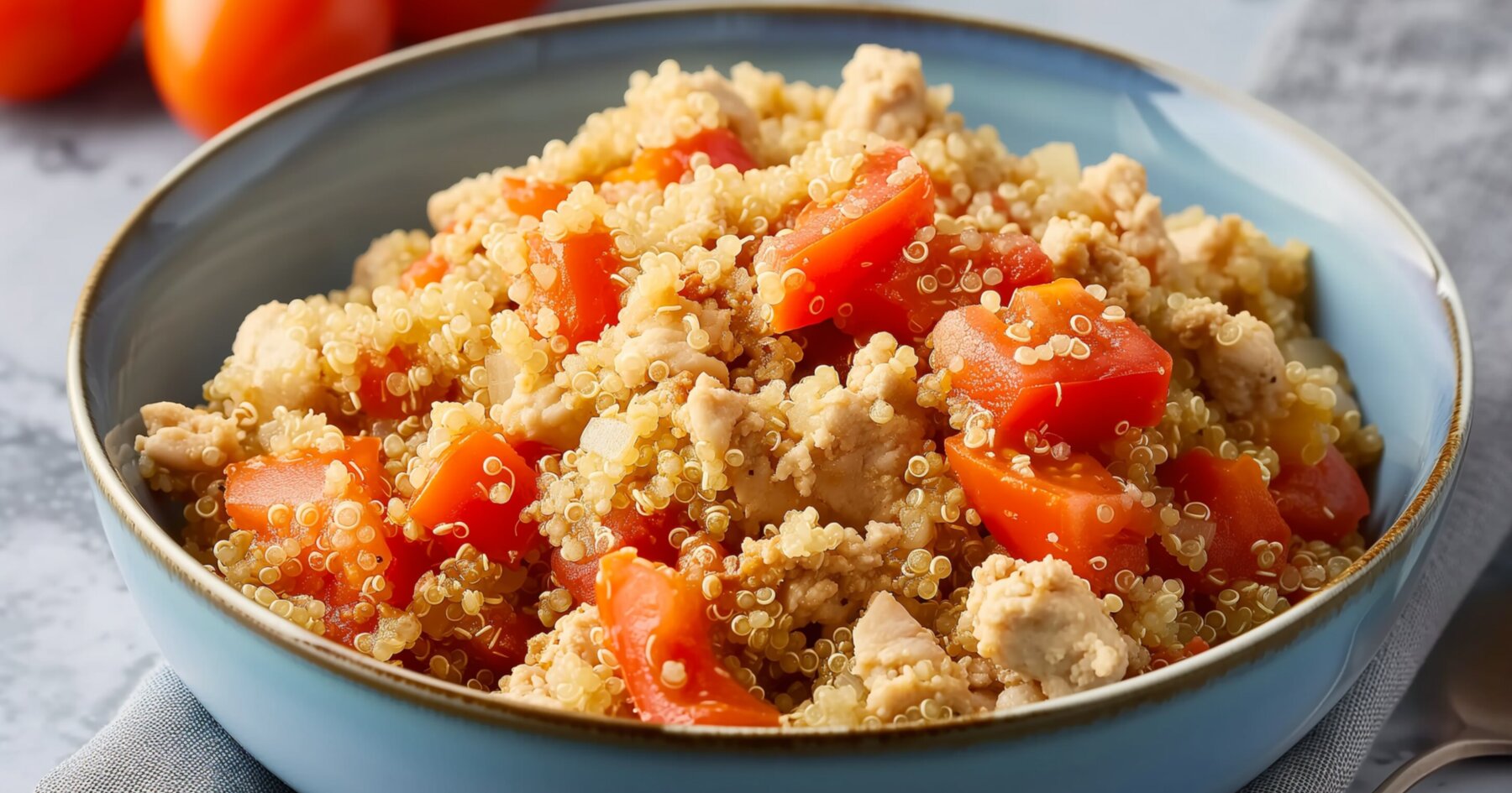 Quinoa met Kipgehakt recept | eetse