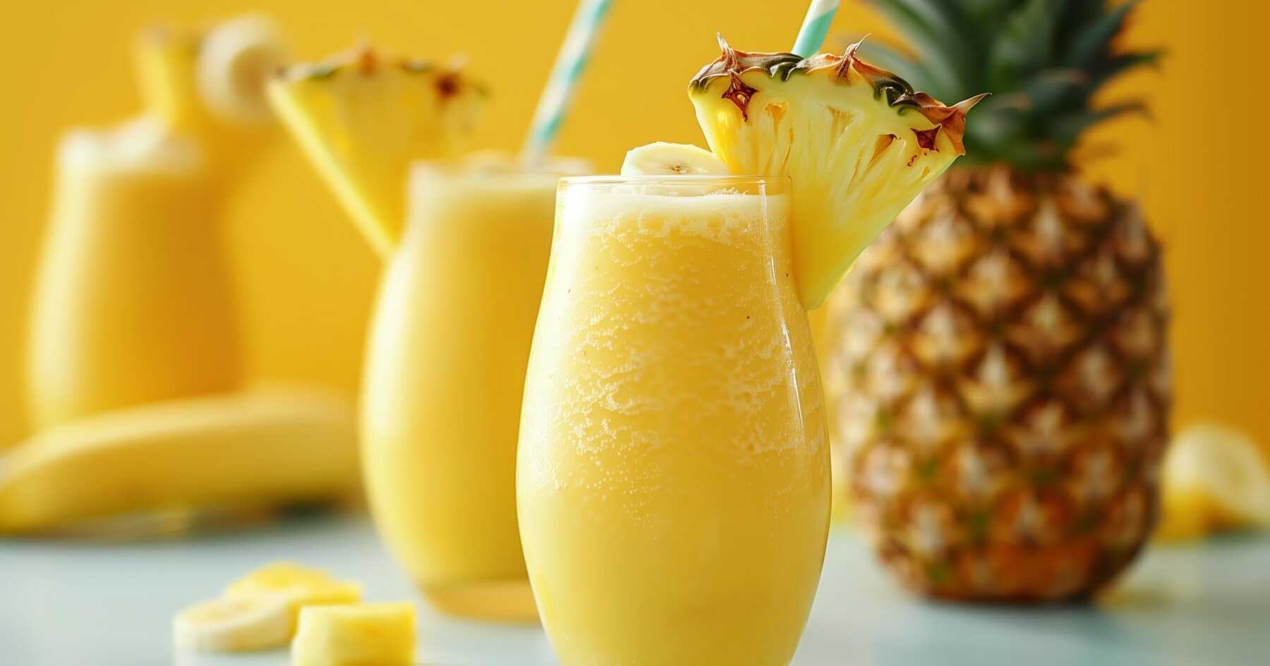 Ananas en Banaan Smoothie recept | eetse