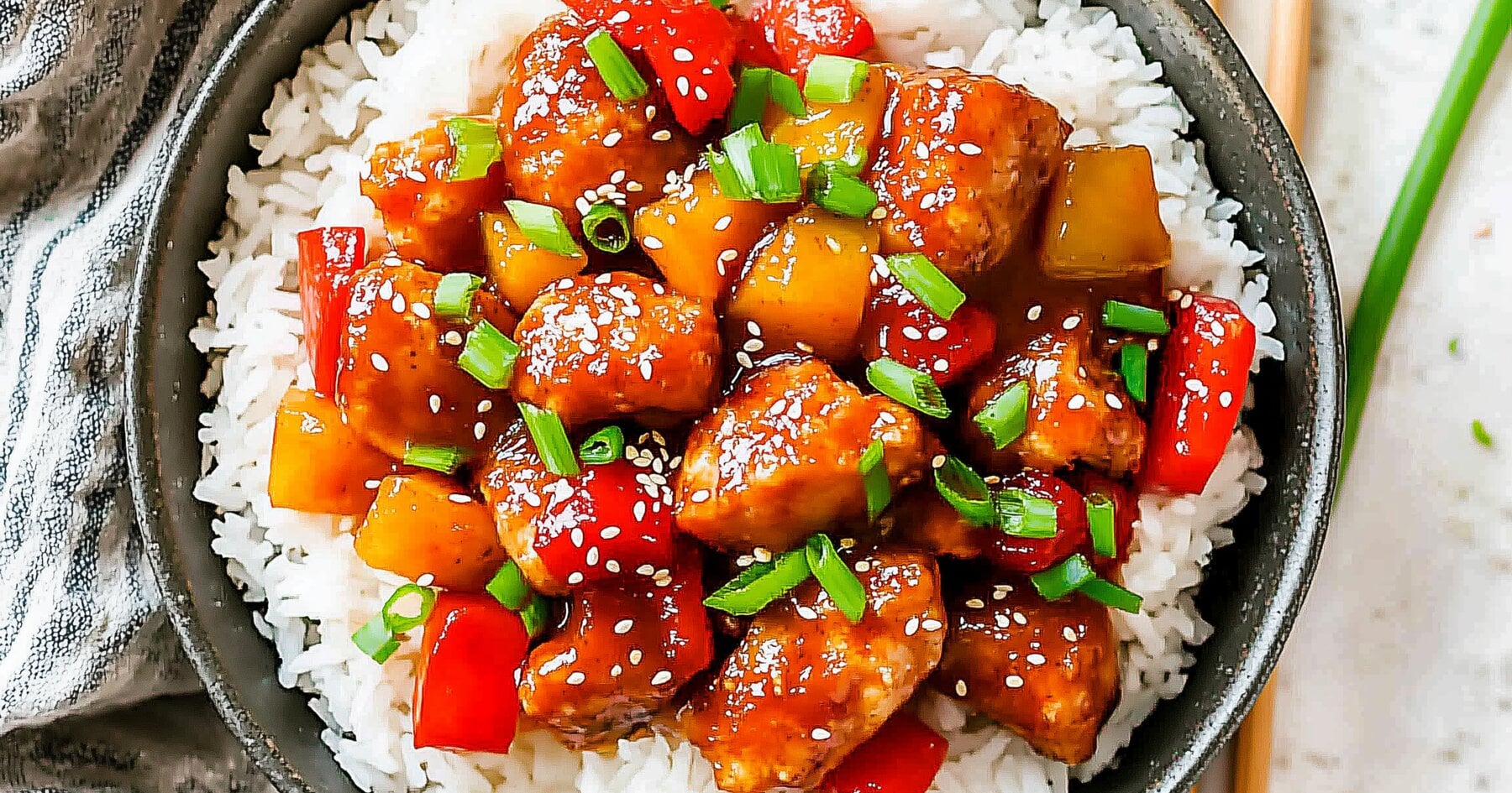 Knapperige Zoetzure Kip met Ananas recept | eetse