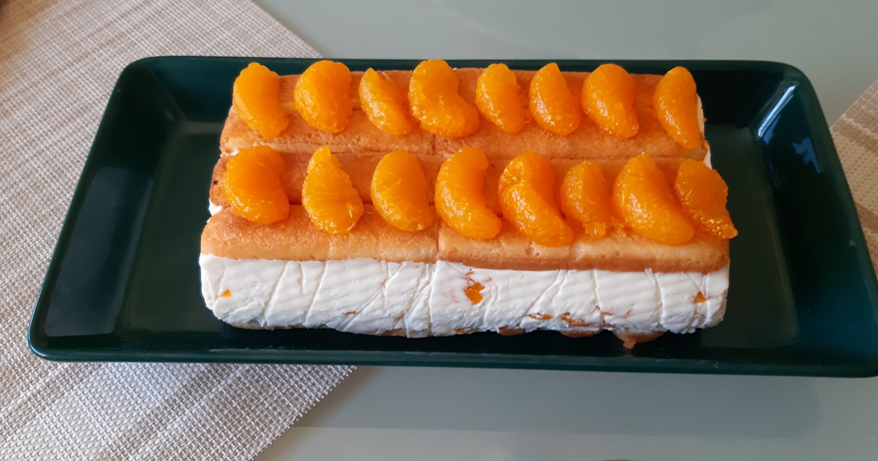 Zomers kwarktaartje met mandarijnen (zonder bakken, uit de koelkast ...