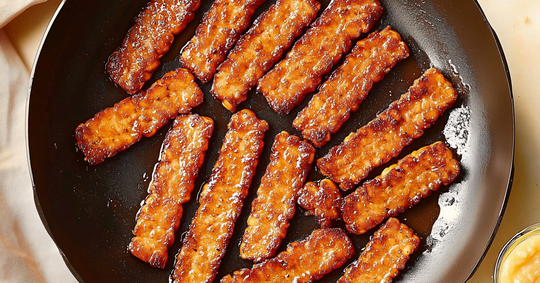 Tempeh Bacon recept | eetse