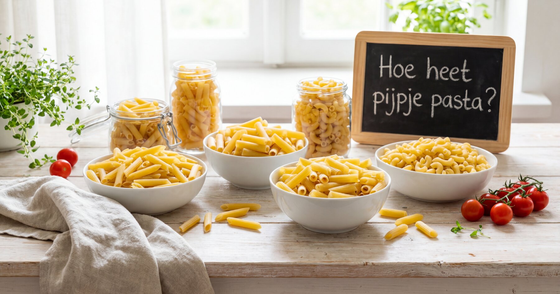 Hoe heet pijpje pasta?